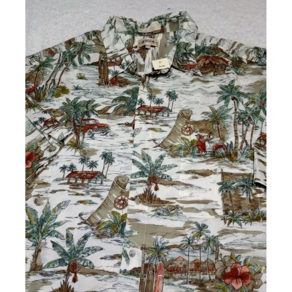 Campia Moda | Shirts | Campia Moda Hawaiian Shirt Islands Palm Trees ...